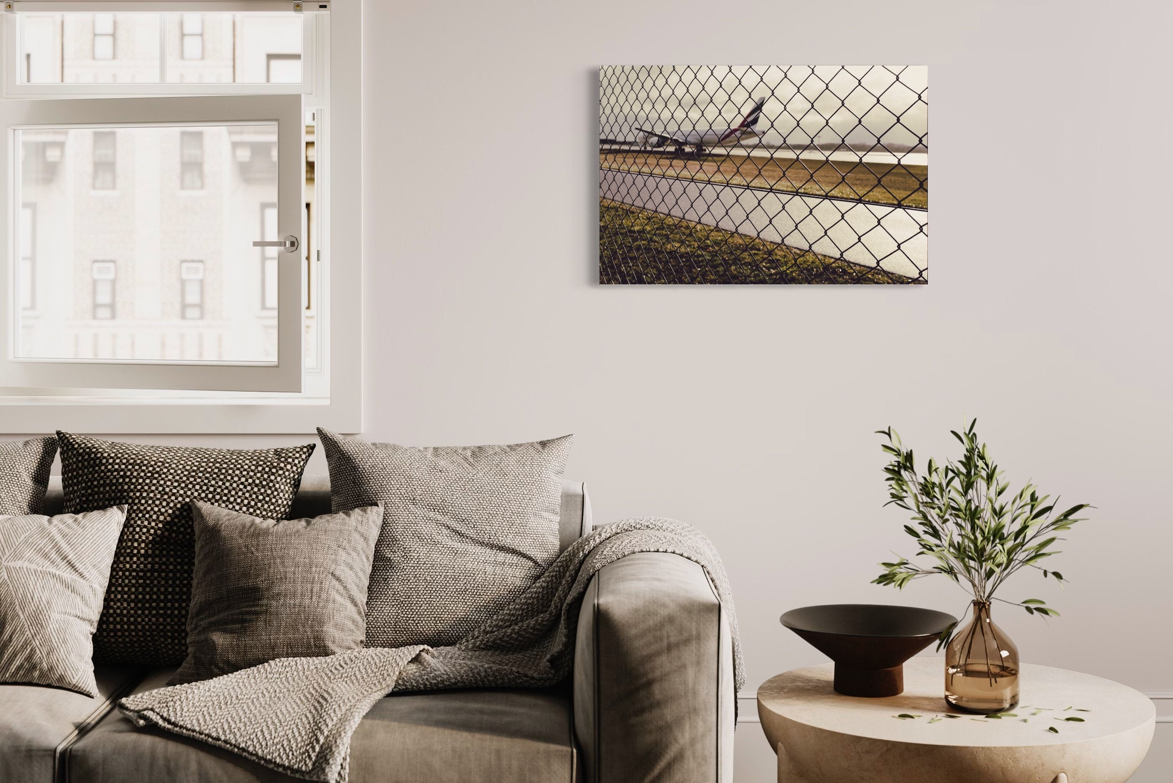 Mural Airplane Takeoff - Etsy