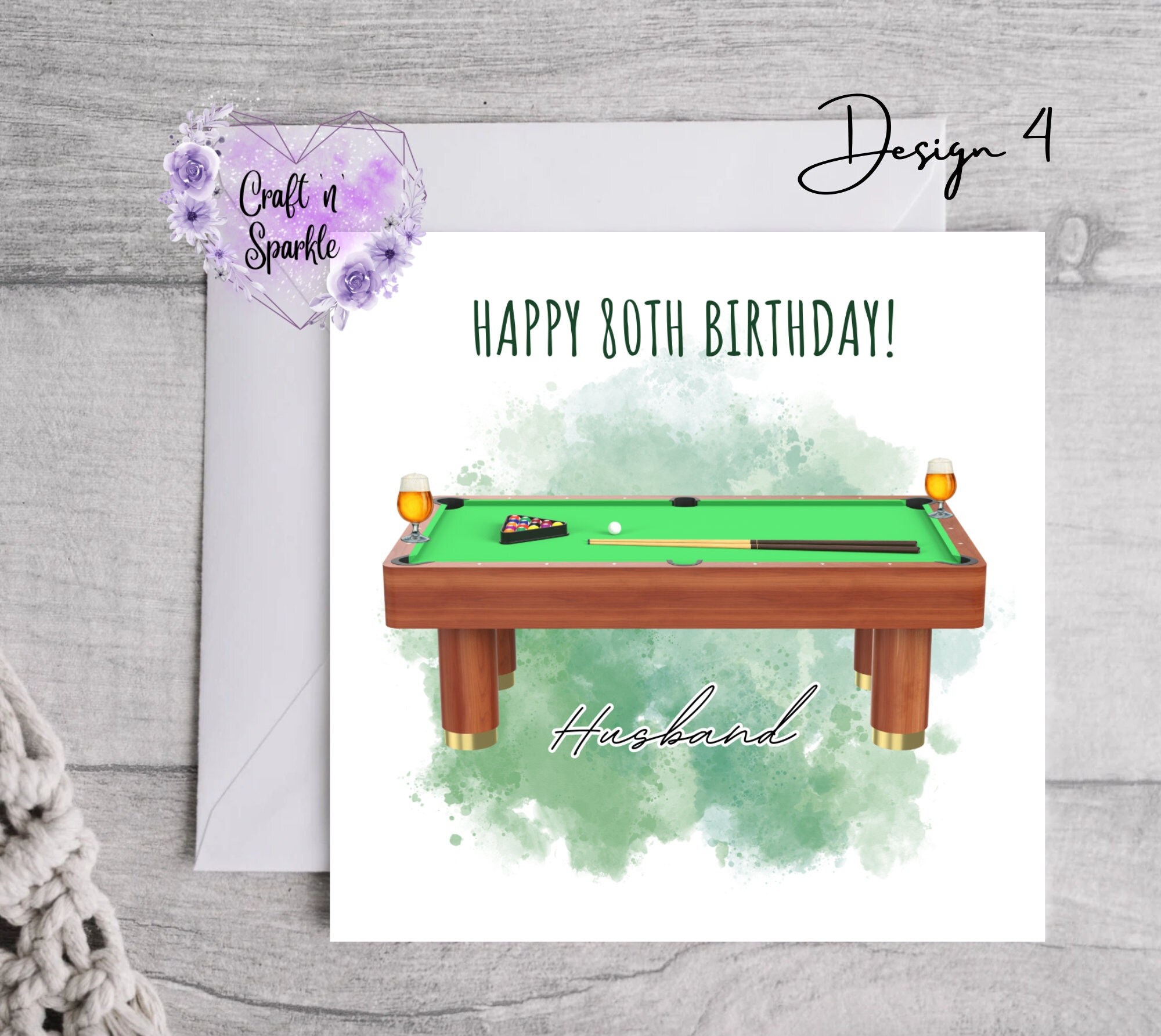 Happy Birthday Card, Card for Him, Card for Her, Personalised Card ...