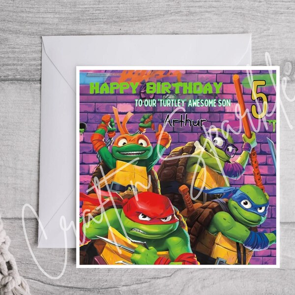 Teenage Mutant Ninja - Etsy