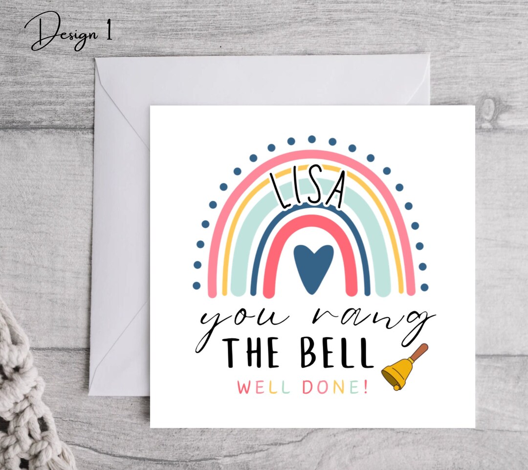 Beat Cancer Card, Card for Him, Card for Her, Personalised Card, Get ...