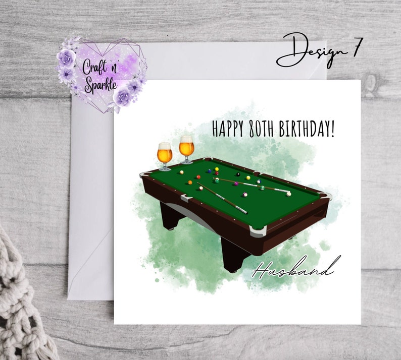 Happy Birthday Card, Card for Him, Card for Her, Personalised Card ...