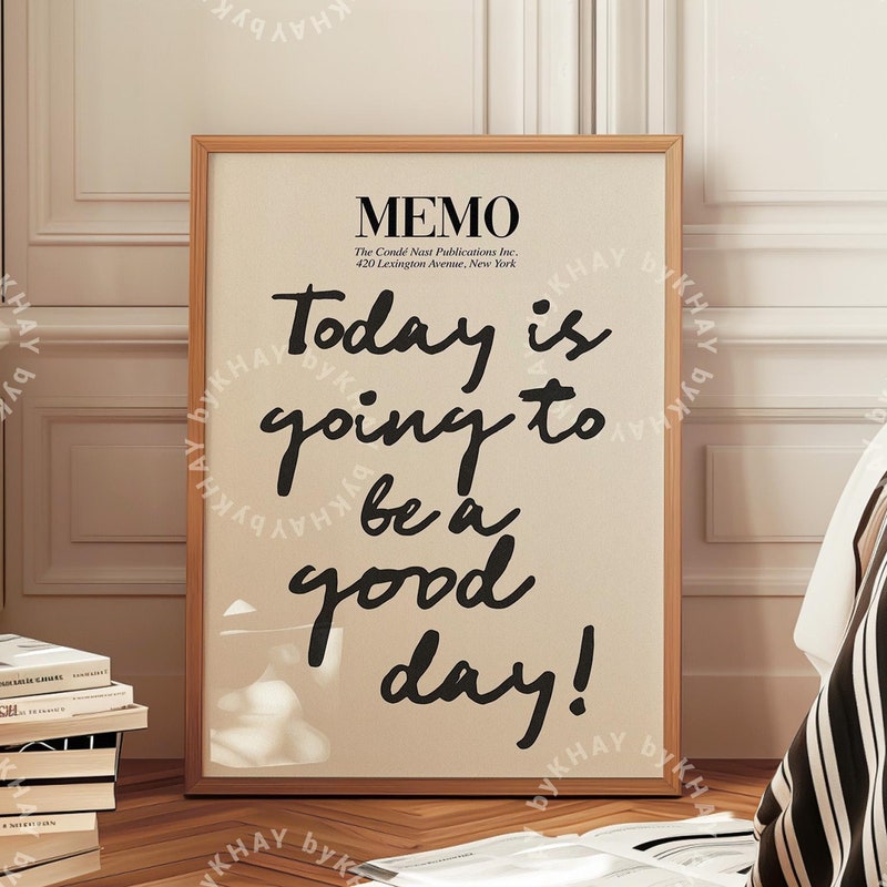 Printable Memo Poster - Etsy