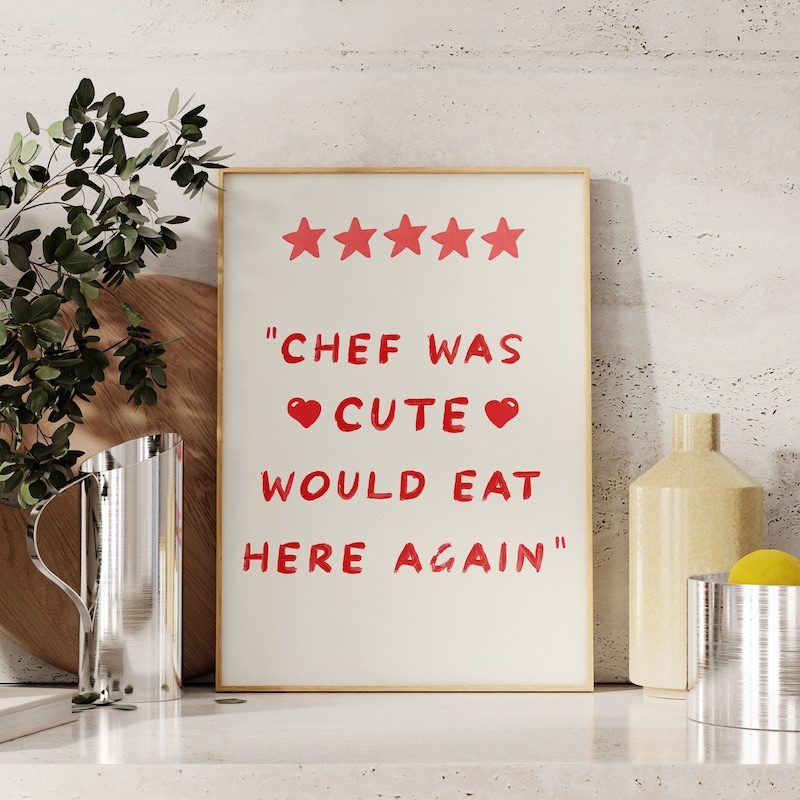 Chef Was Cute - Etsy