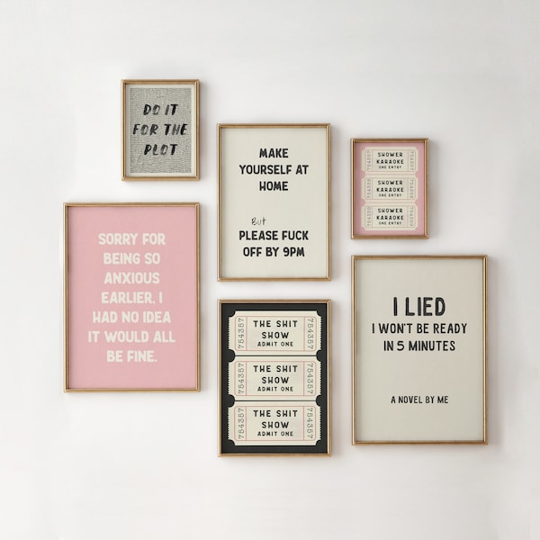 Funny Quote Poster - Etsy