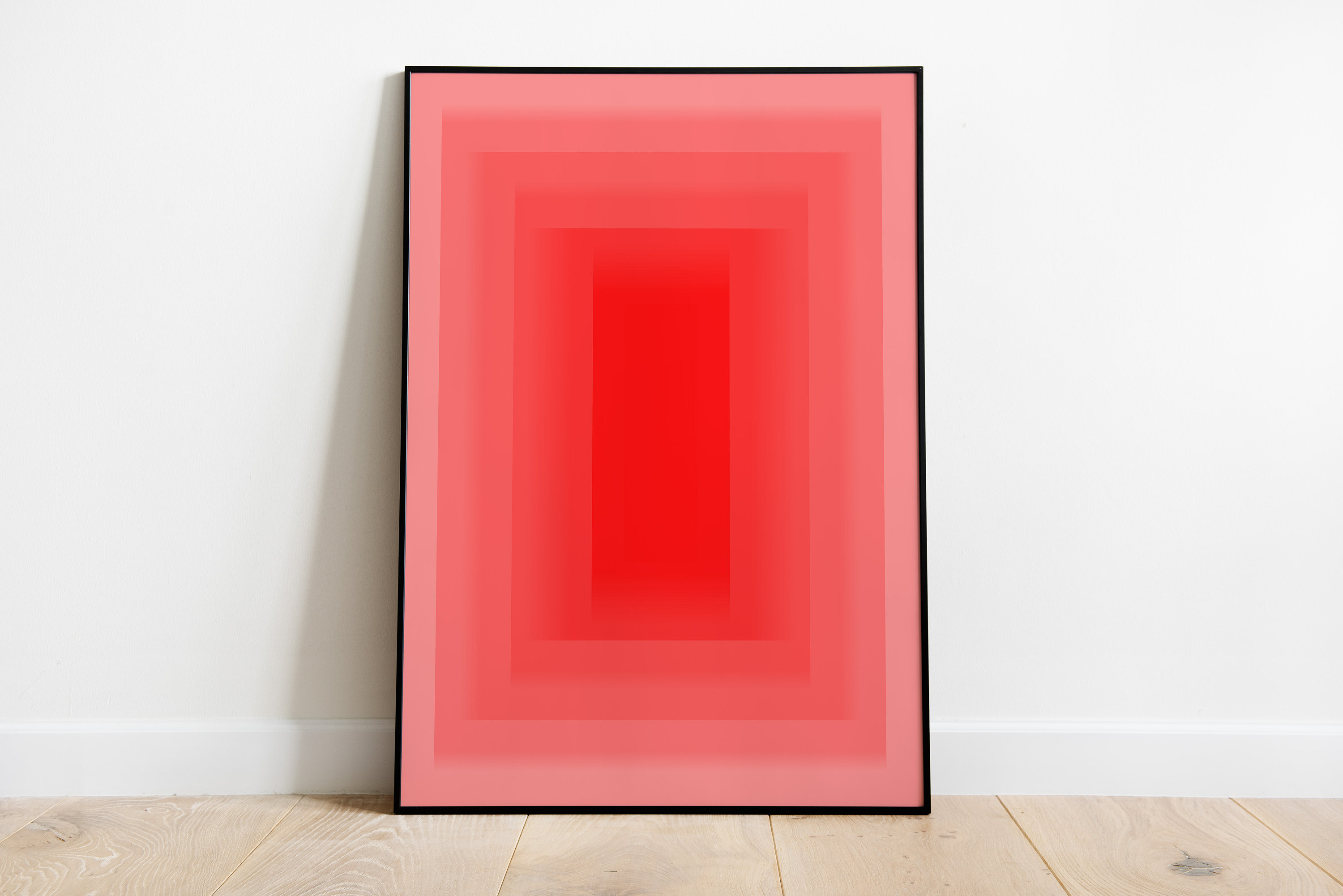 Abstract Gradient Wall Art, Y2K Wall Decor, Trendy Poster, Red Modern ...