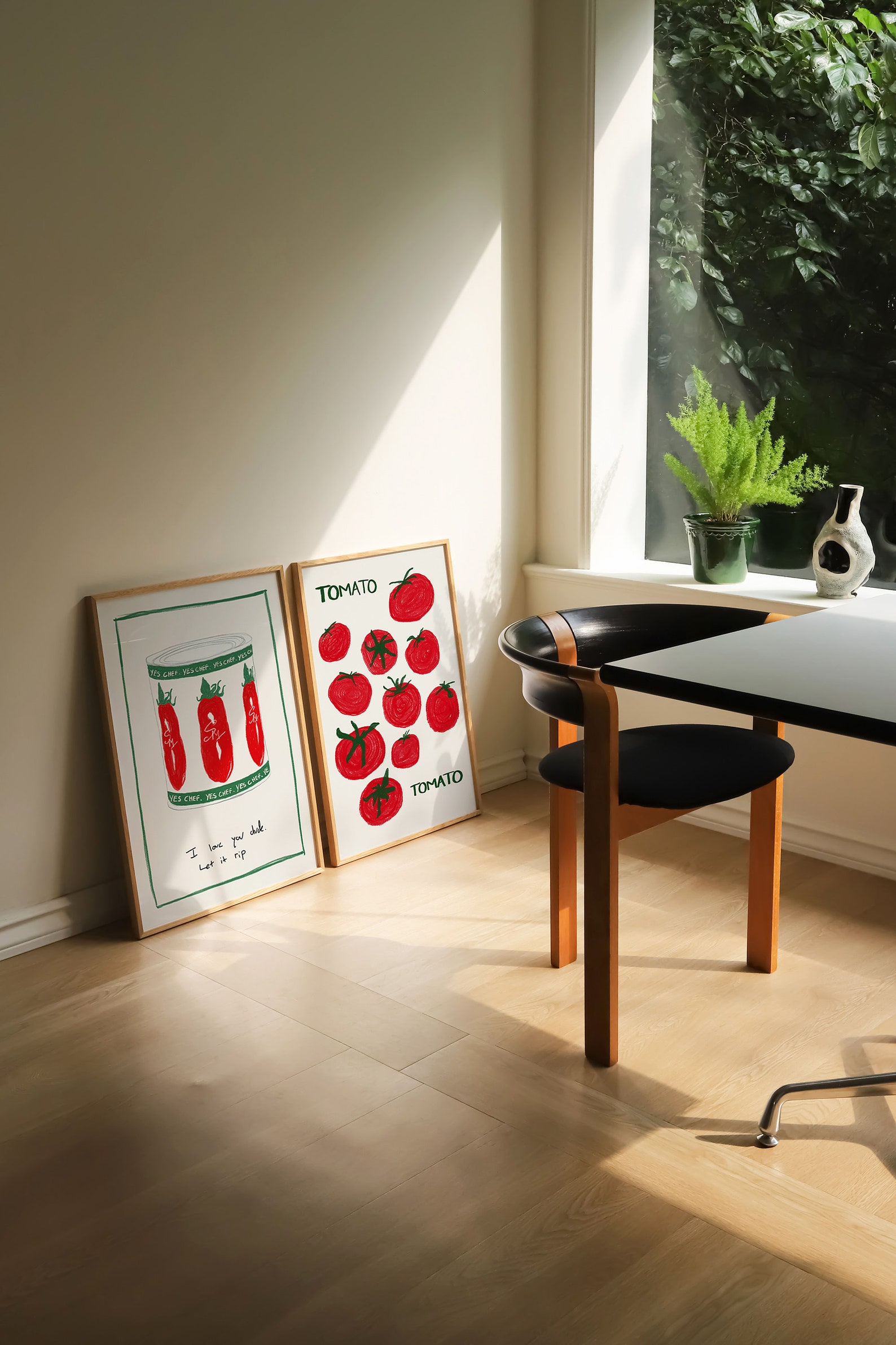 Yes Chef Kitchen Print Tinned Tomatoes Art Aesthetic Kitchen Decor the ...