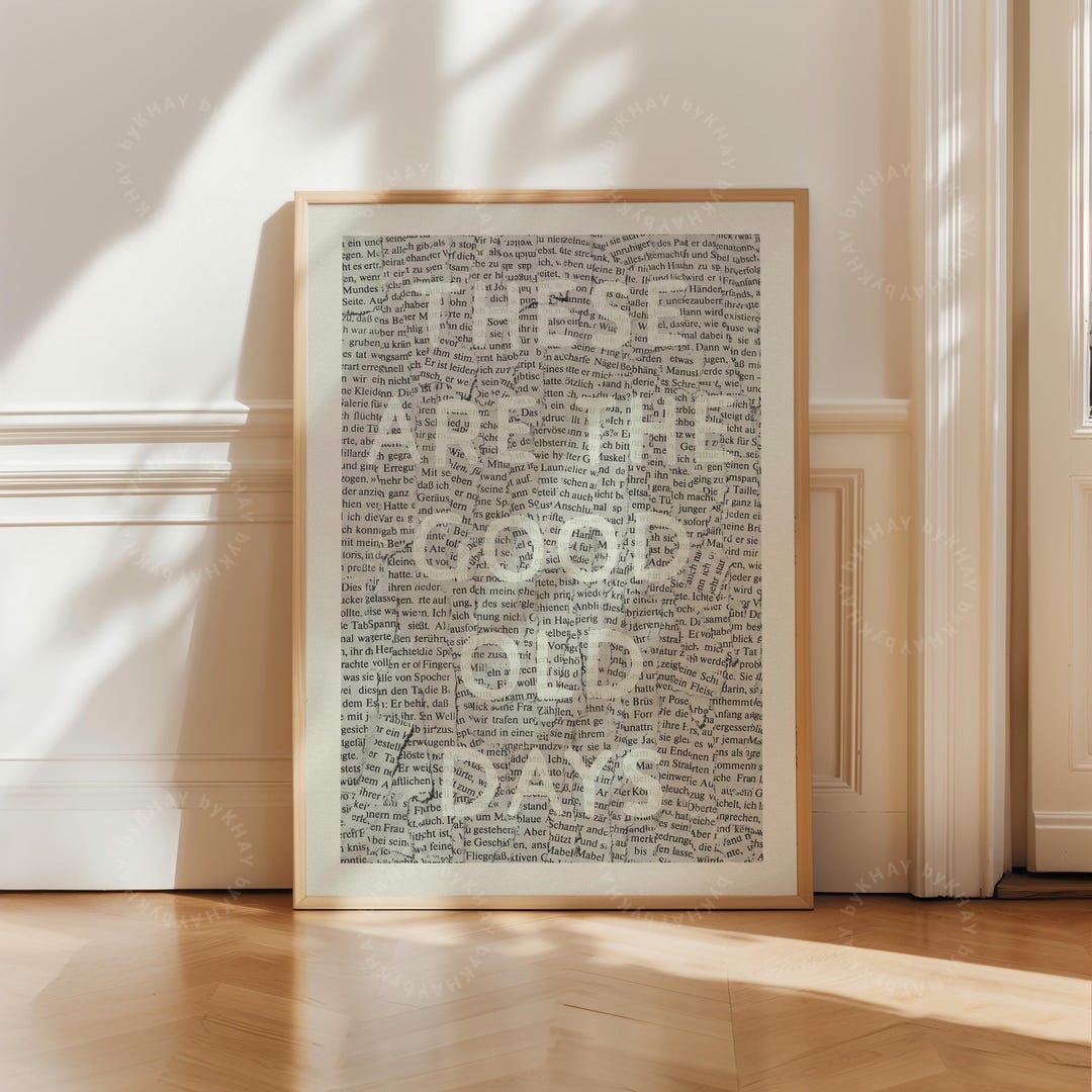FRAMED These Are the Good Old Days Print, Inspirational Family Wall Art ...