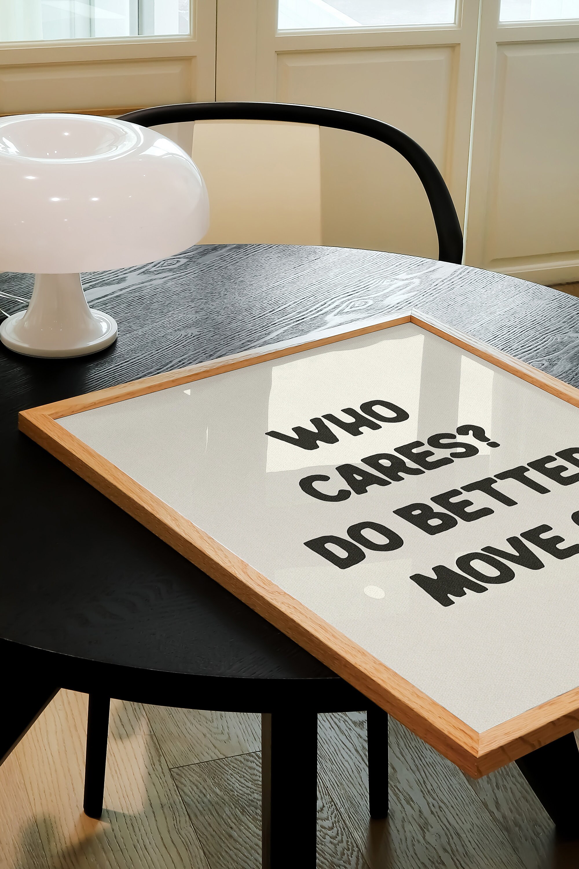 Who Cares Do Better Move on Wall Art Self Care Love Print Motivational ...