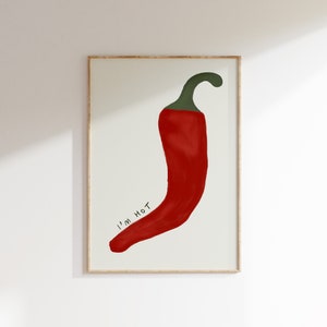 Kitchen Bar Print Set of 3, Chilli Art Trendy Retro Bar Art, Margarita ...