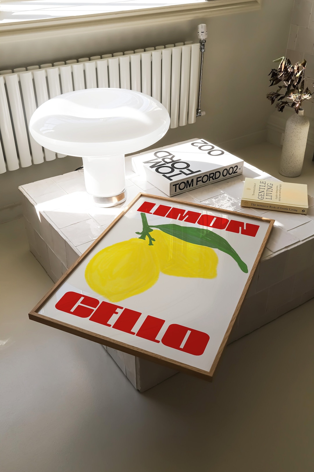 Limoncello Print Kitchen, Bar Cart Wall Decor Hand Drawn Art Cocktail ...
