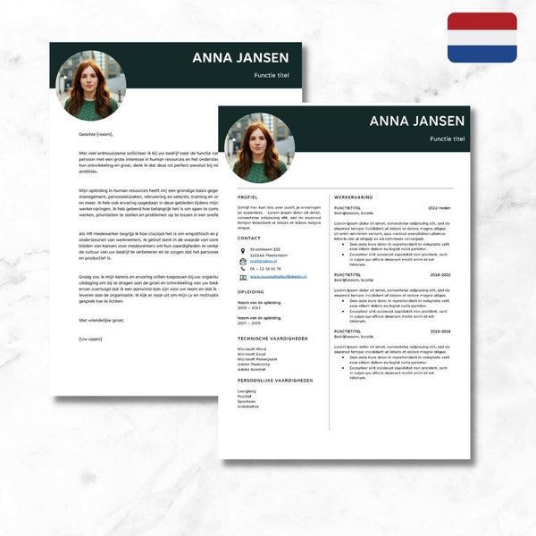 Cv Template - Etsy