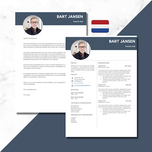 Dutch Resume Template, Dutch Cv Template, Professional, Modern ...