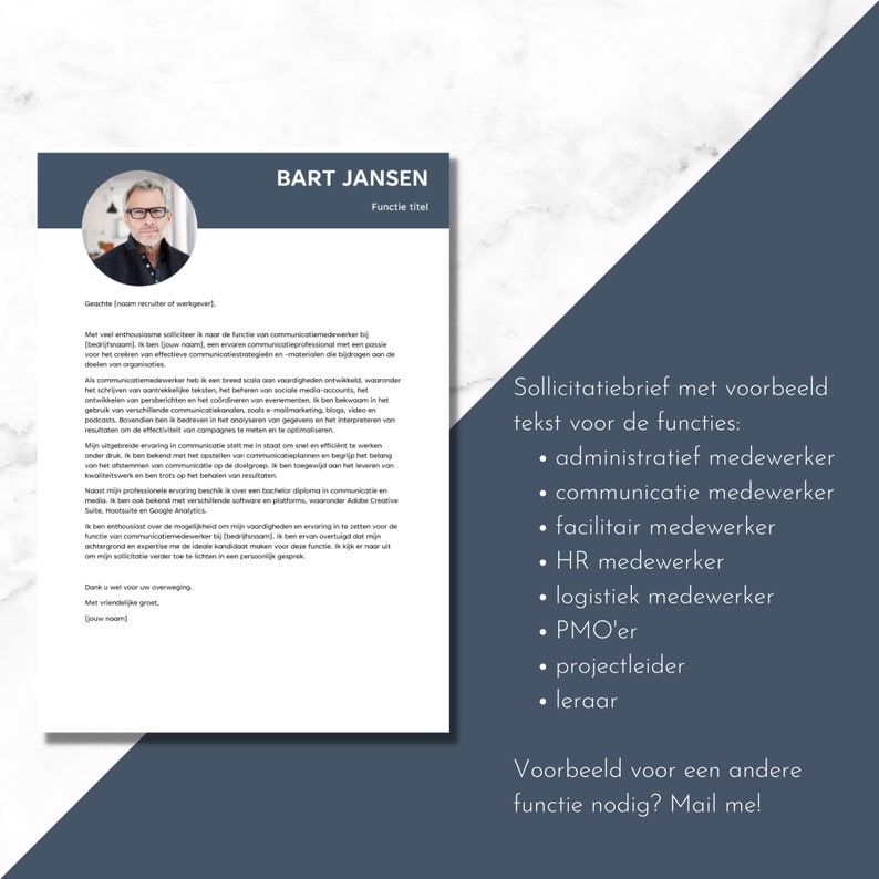 Dutch Resume Template, Dutch Cv Template, Professional, Modern ...