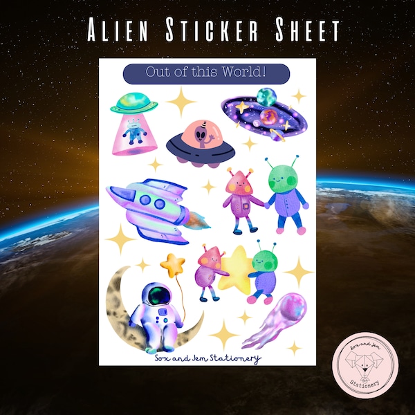 Ufo Sticker - Etsy