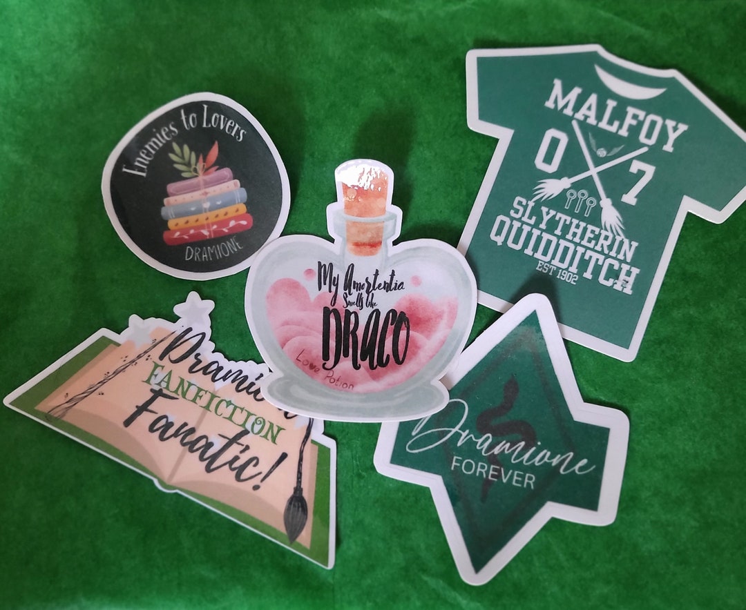 DRAMIONE Sticker Pack | 5 Stickers | Glossy Sticker Sheet | Fanfiction ...