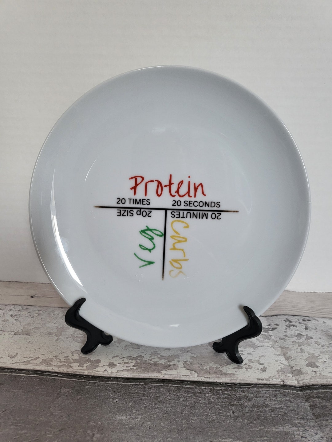 Bariatric Portion Plate: Handmade Ceramic VSG Gastric Sleeve / Gastric ...