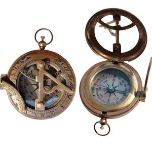 Personalized Compass for Couples, Custom Engraved Antique Compass ...