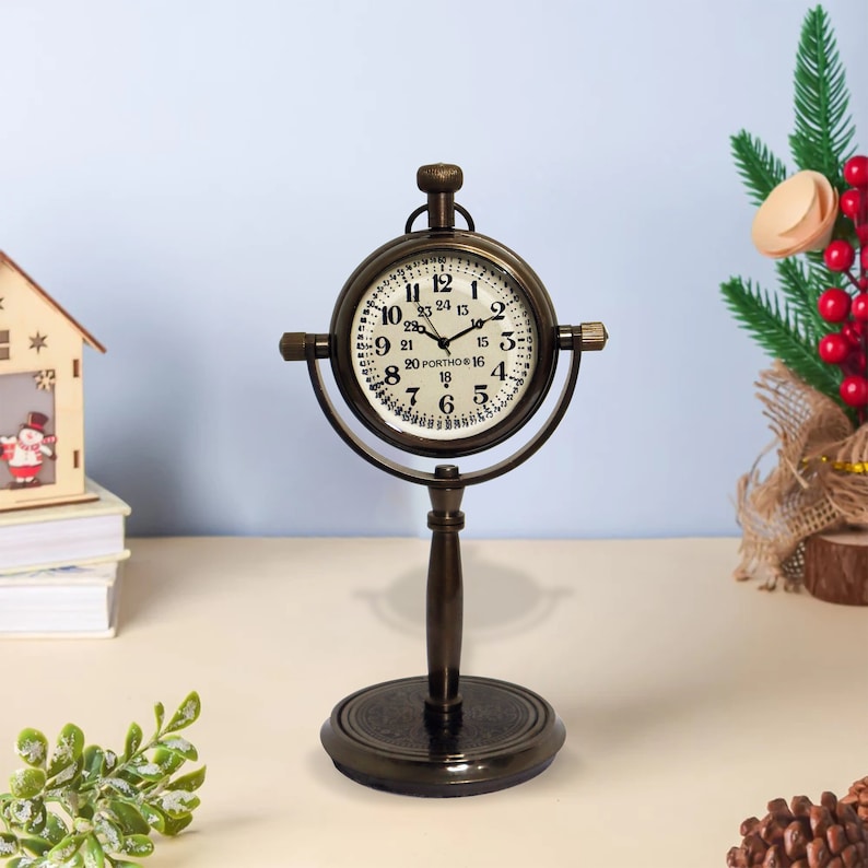Personalized Desk Clock Engraved Table Clock Traditional - Etsy