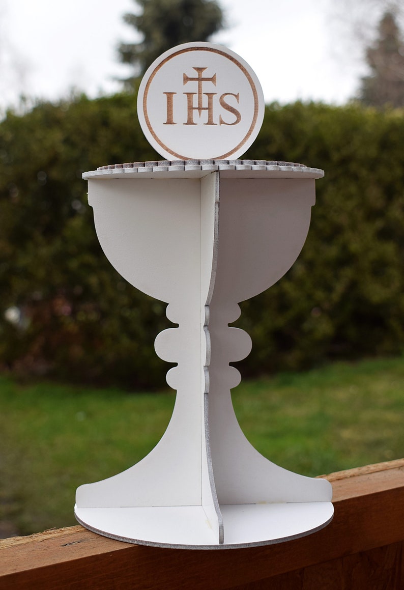 First Holy Communion Decoration IHS Host Openwork Communion Chalice Dxf ...