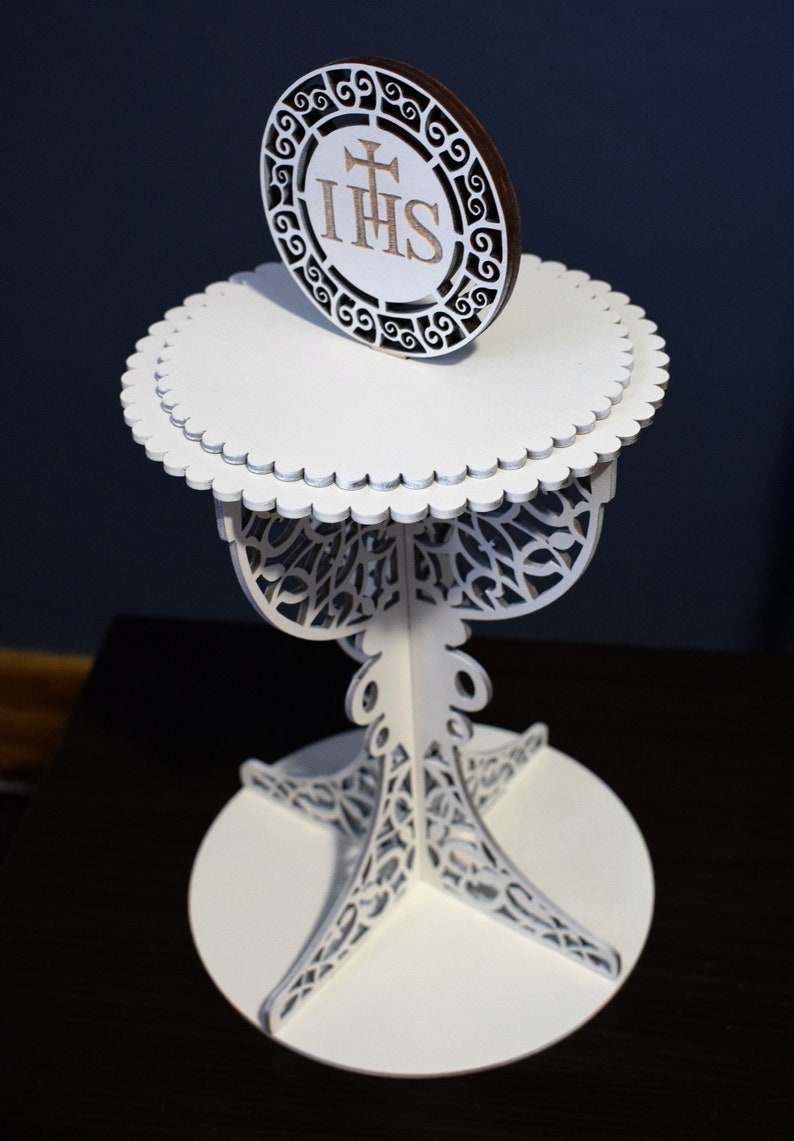 First Holy Communion Decoration IHS Host Openwork Communion Chalice Dxf ...