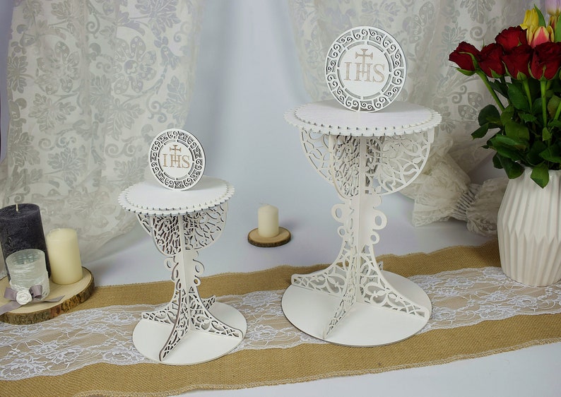 First Holy Communion Decoration IHS Host Openwork Communion Chalice Dxf ...