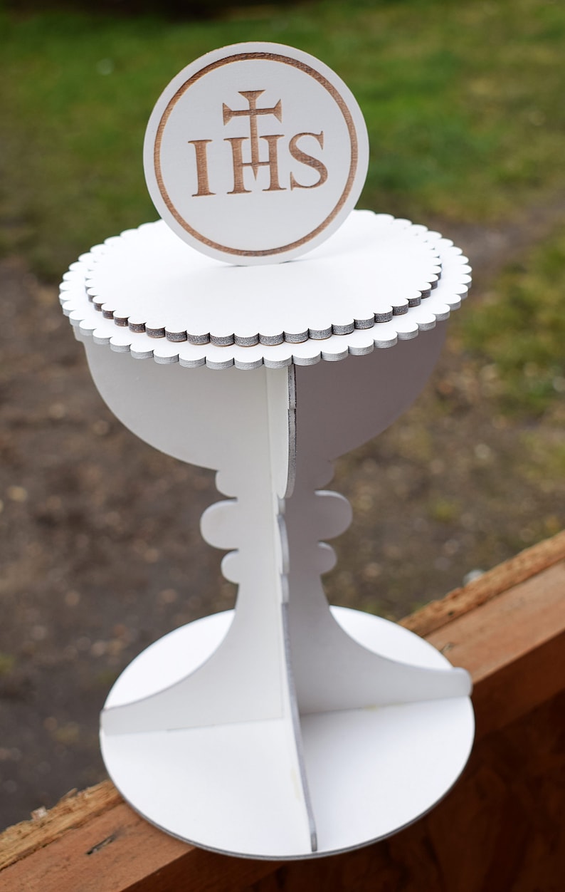 First Holy Communion Decoration IHS Host Openwork Communion Chalice Dxf ...