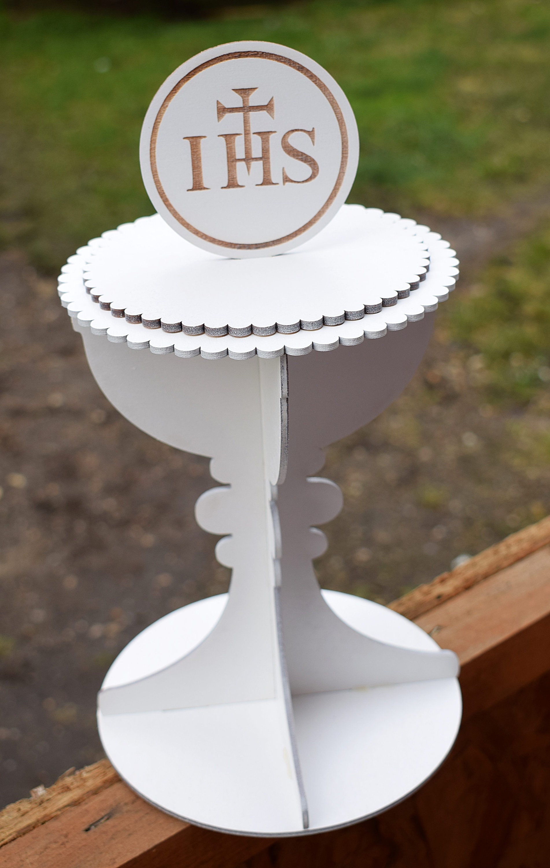 First Holy Communion Decoration IHS Host Openwork Communion Chalice Dxf ...