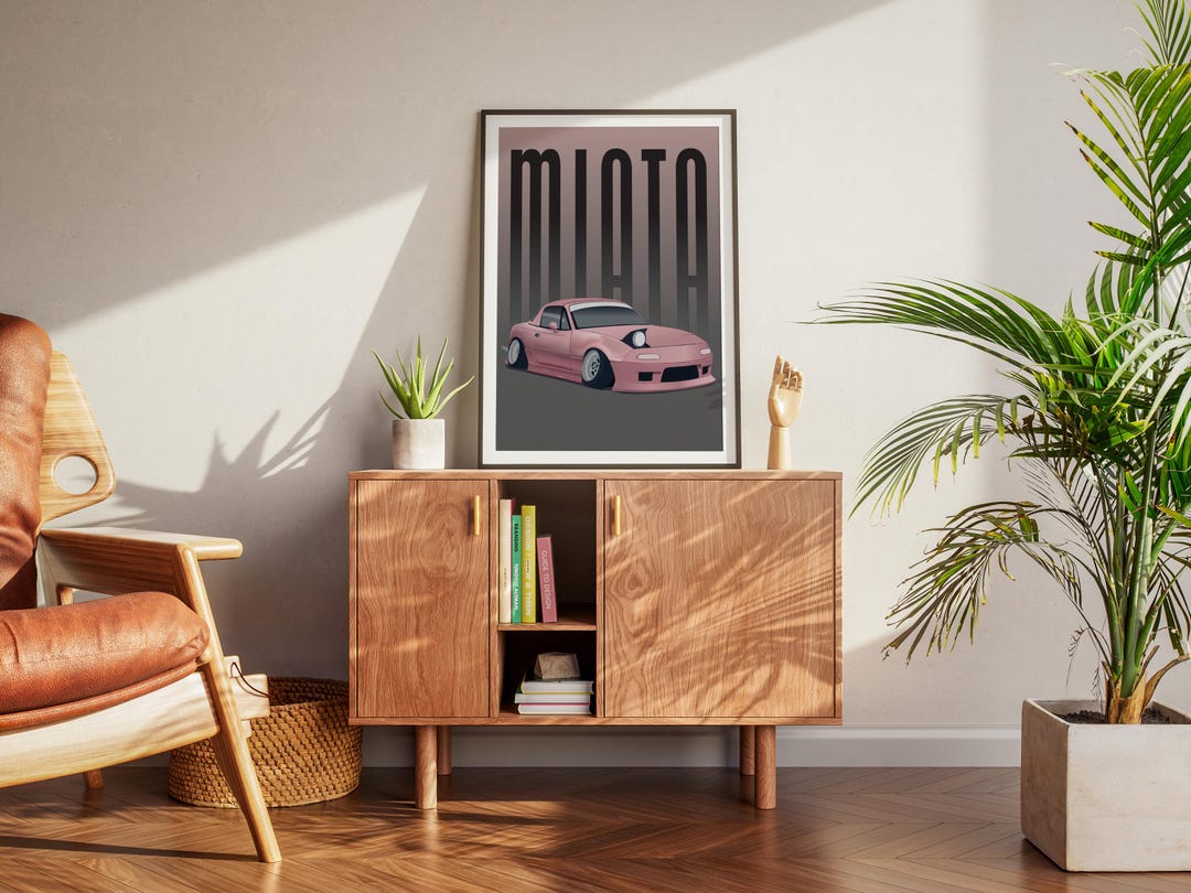 Mazda Miata Stance Poster | JDM Car Art Print (instant Download) - Etsy