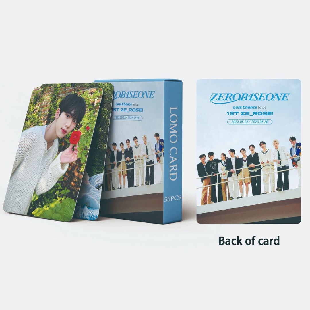 Fan-made Last Chance to Be First Zerose by ZB1 Lomo Photocards - Etsy
