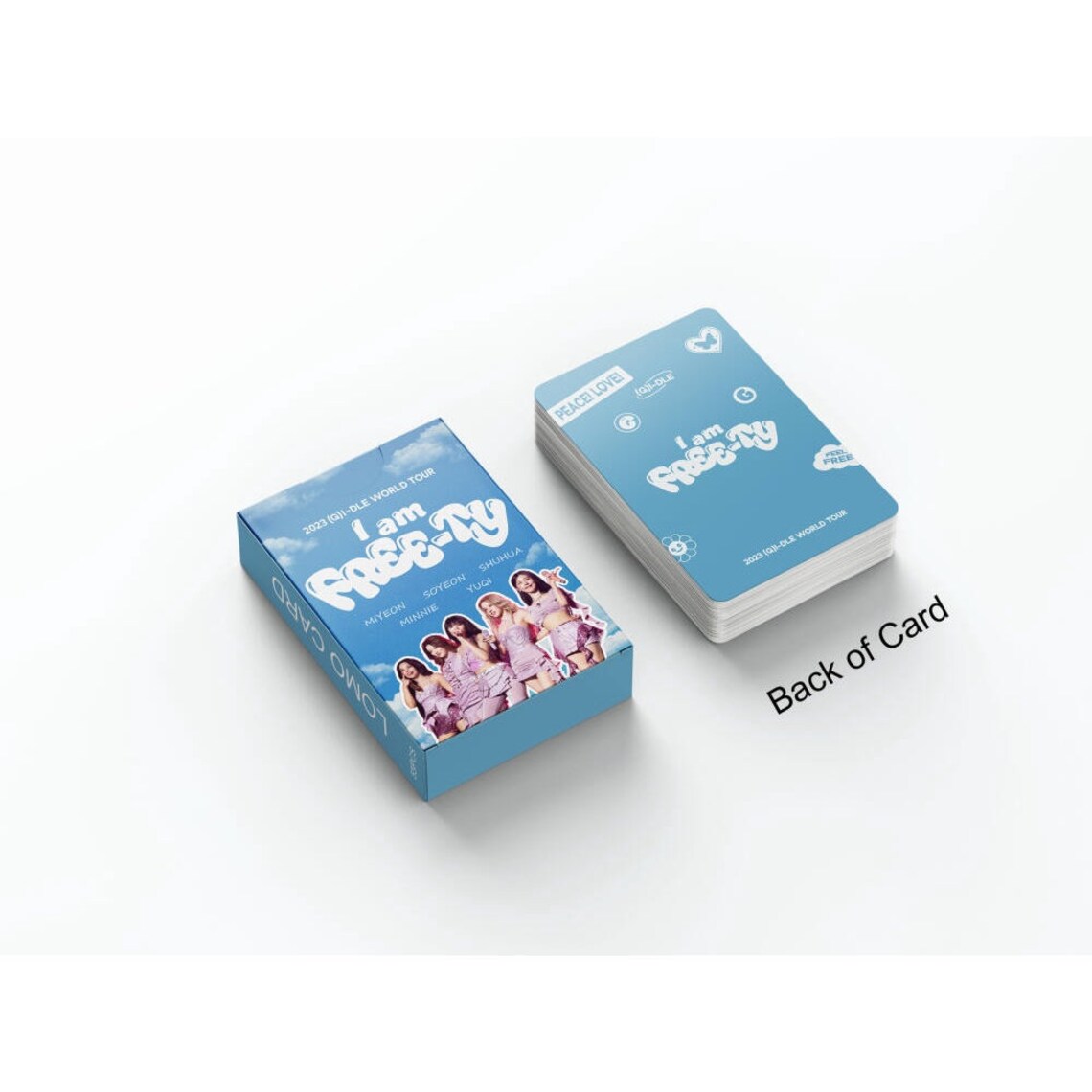 55 Pcs Gidle I Am Free-ty World Tour Concept Fan-made Lomo Photocards ...