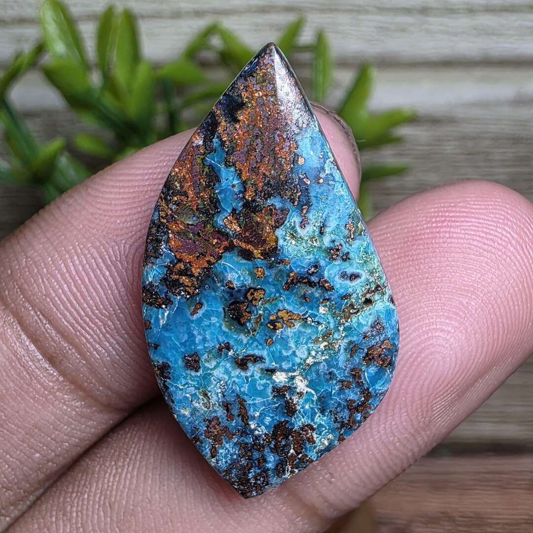 Chrysocolla Chalcedony Native Copper Uniqe Motif, Aquadite,gemsilica ...