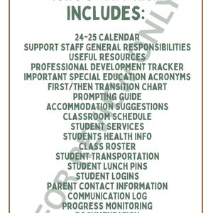 Boho Paraprofessional/support Staff Planner Pages - Etsy
