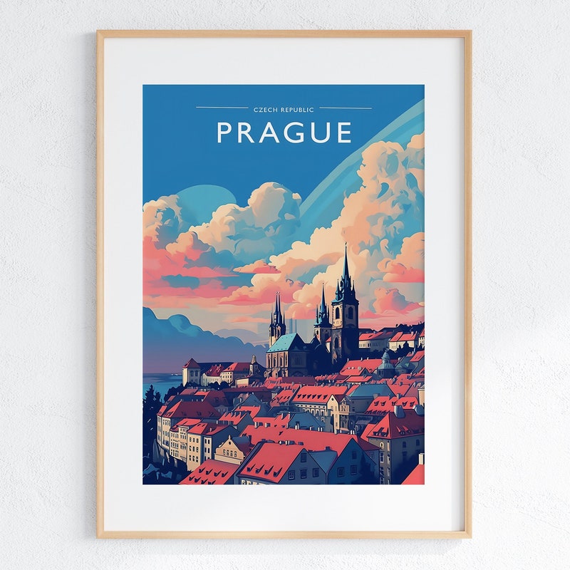 Prague Poster - Etsy