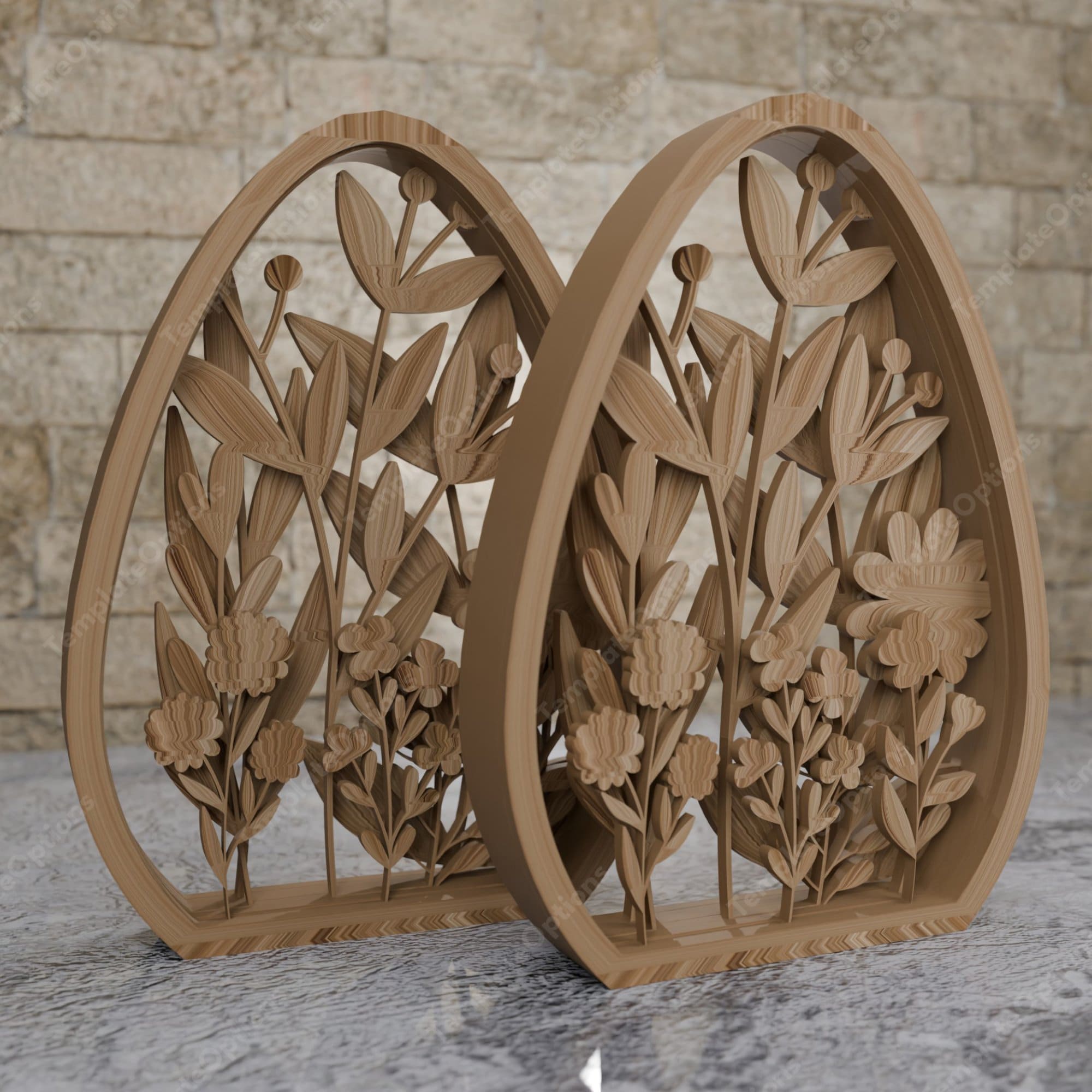 Easter Egg Laser Cut SVG Files for CNC and Engraving, Glowforge Cut ...