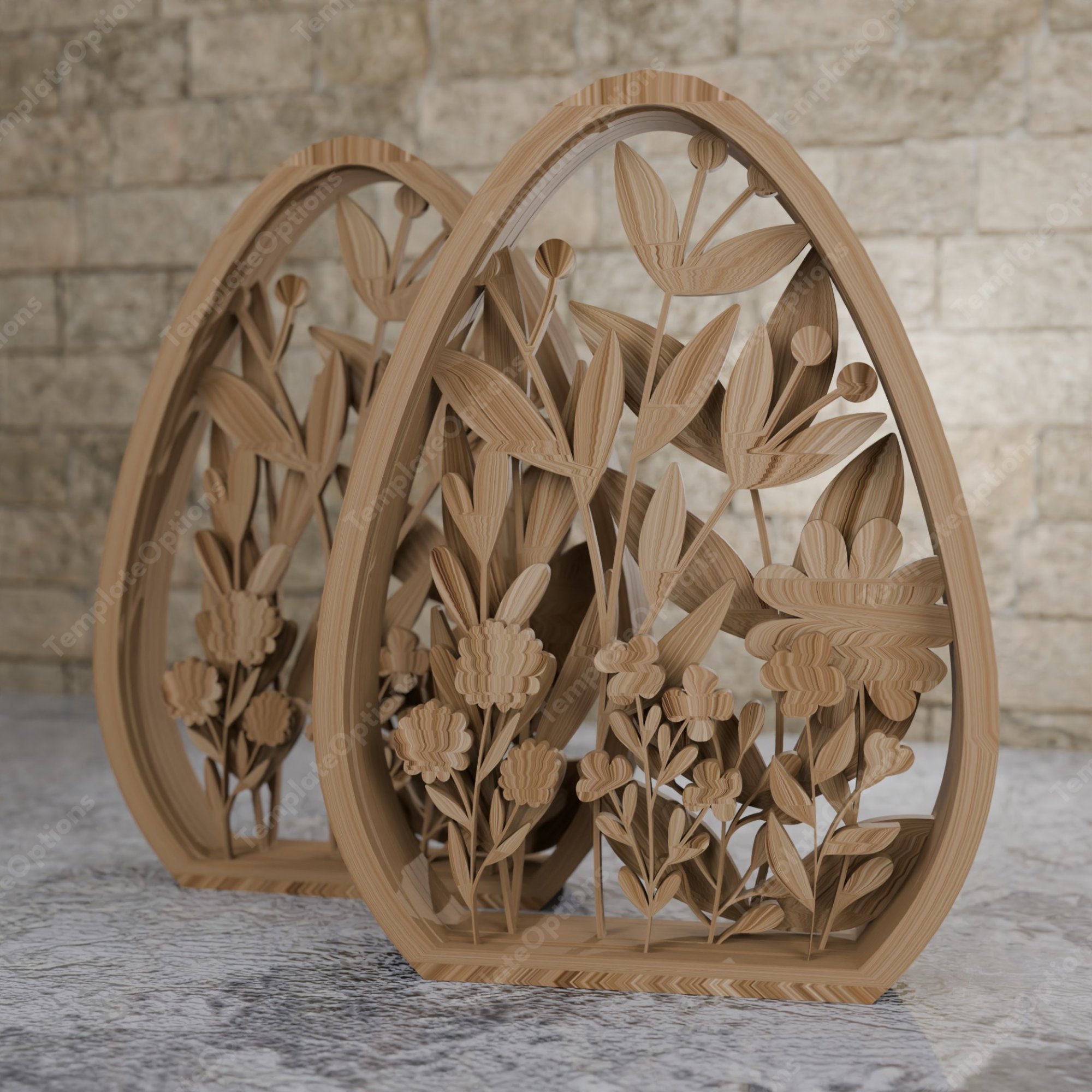 Easter Egg Laser Cut SVG Files for CNC and Engraving, Glowforge Cut ...