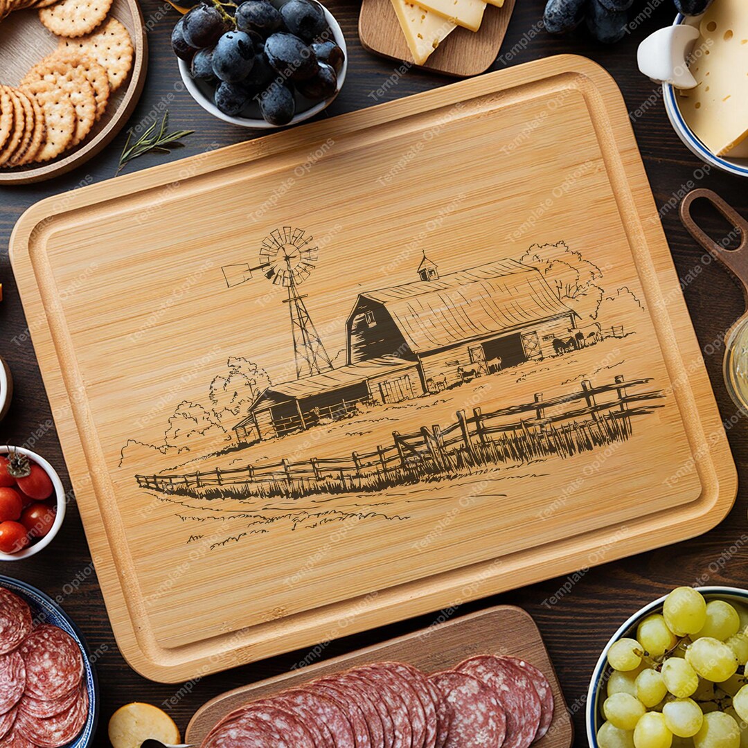 Chopping Board SVG, Cutting Board SVG, Charcuterie Board SVG, Kitchen ...