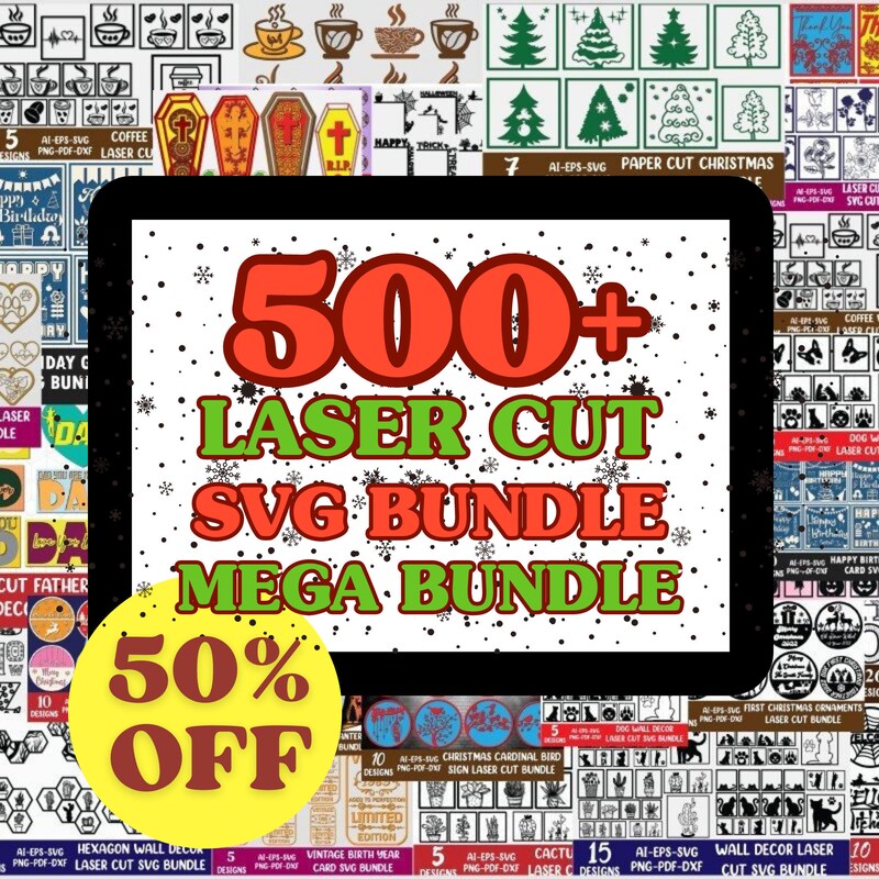 Laser Cut Vector - Etsy