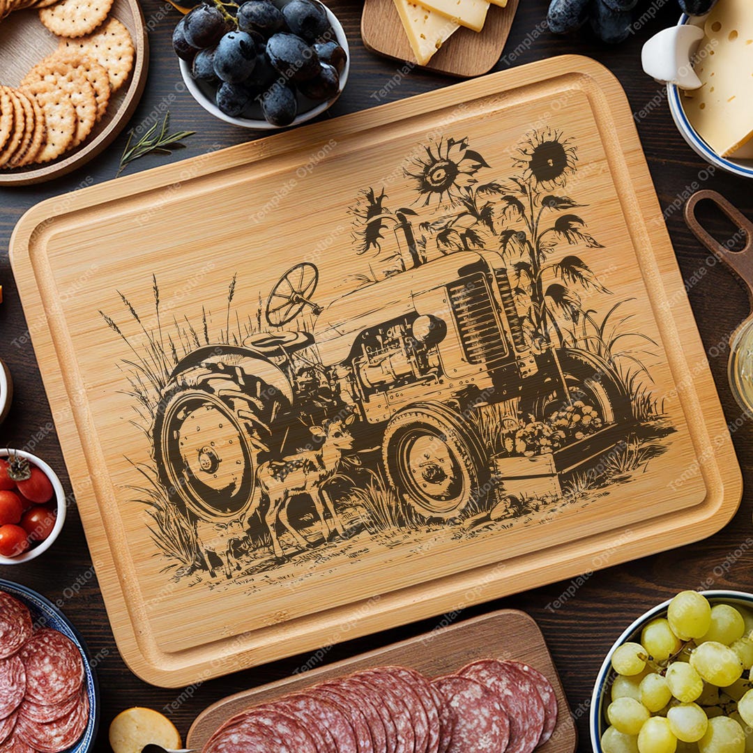 Chopping Board SVG, Cutting Board SVG, Charcuterie Board SVG, Kitchen ...