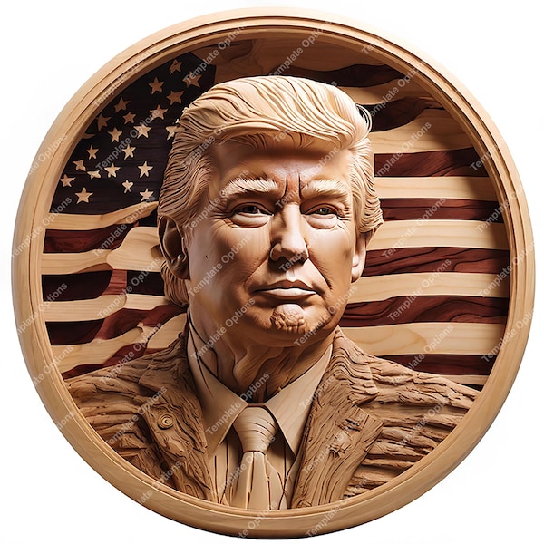 Trump 3d Print Files - Etsy