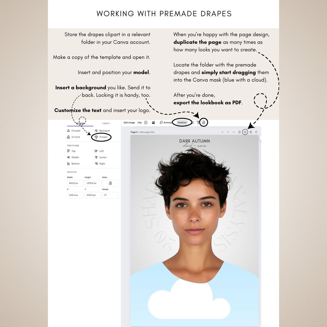 Virtual Draping Kit 1PX, 300 Digital Textile Drapes for Color Analysis ...