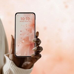 Aesthetic Phone Screen Mockup, Phone Wallpaper Mockup, App Design ...