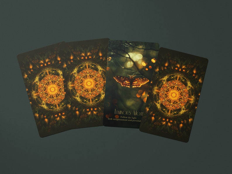 Printable Enchanted Forest Creatures Oracle Deck, 44 Cards, Print-at ...