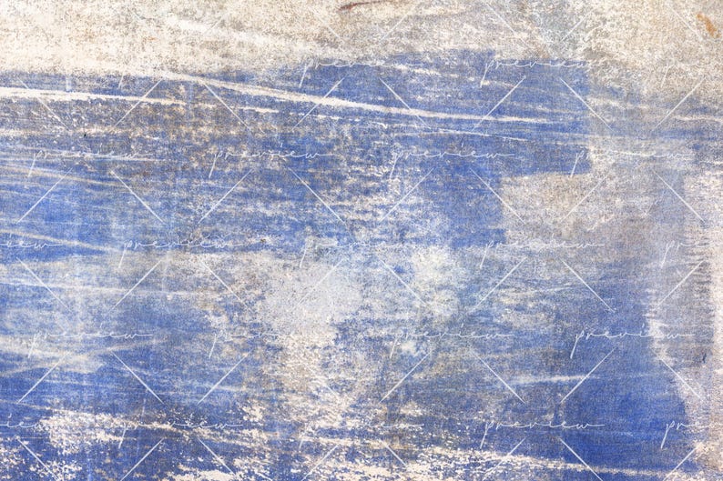 40 Blue Textures, Gelli Scans, Hand-painted Collage Papers, Studio ...