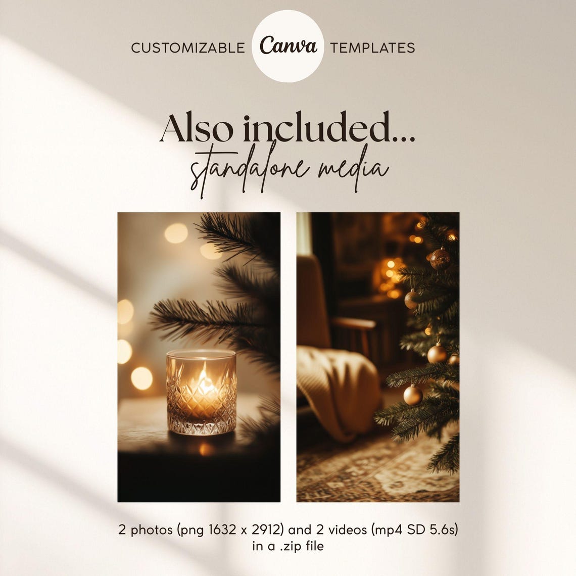 Video Invitation DIY Canva Template, Cozy Winter Theme, Animated Video ...
