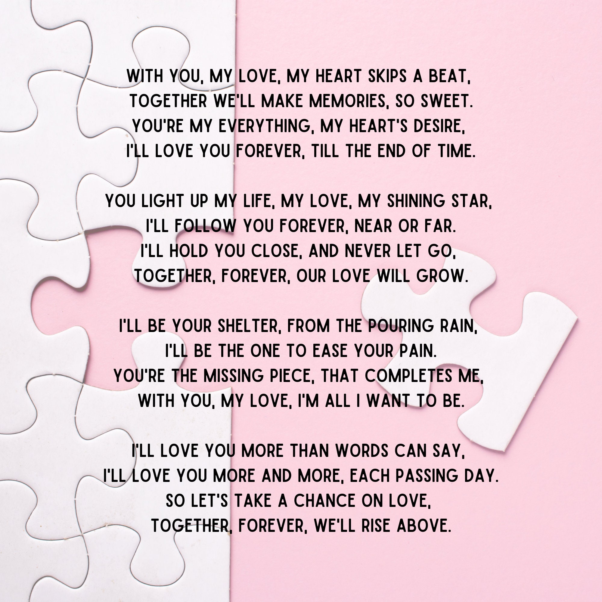 Love Poems For The One You Love That Rhyme