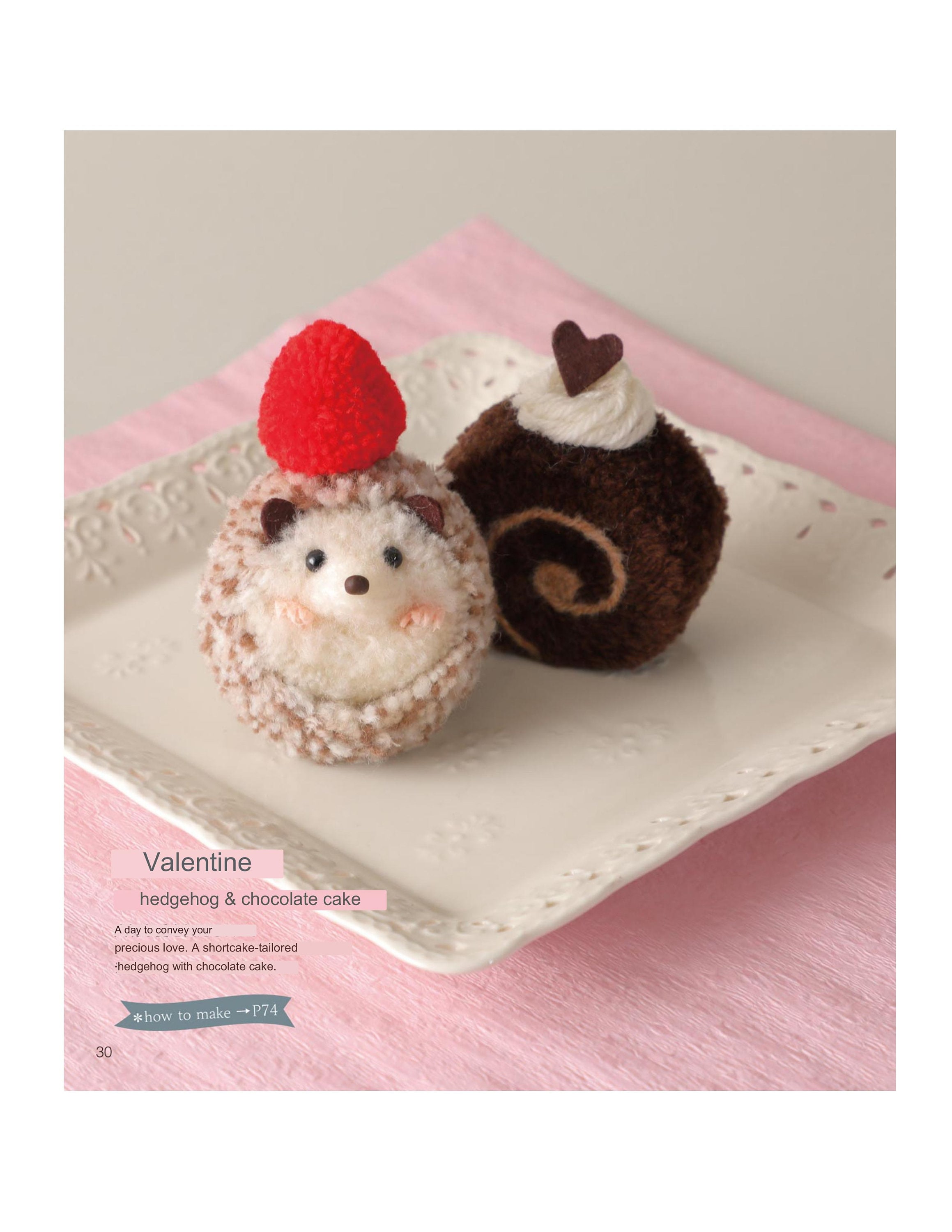 20 Designs of Seasonal Pom Pom Animals, Japanese and English Yarn Craft ...