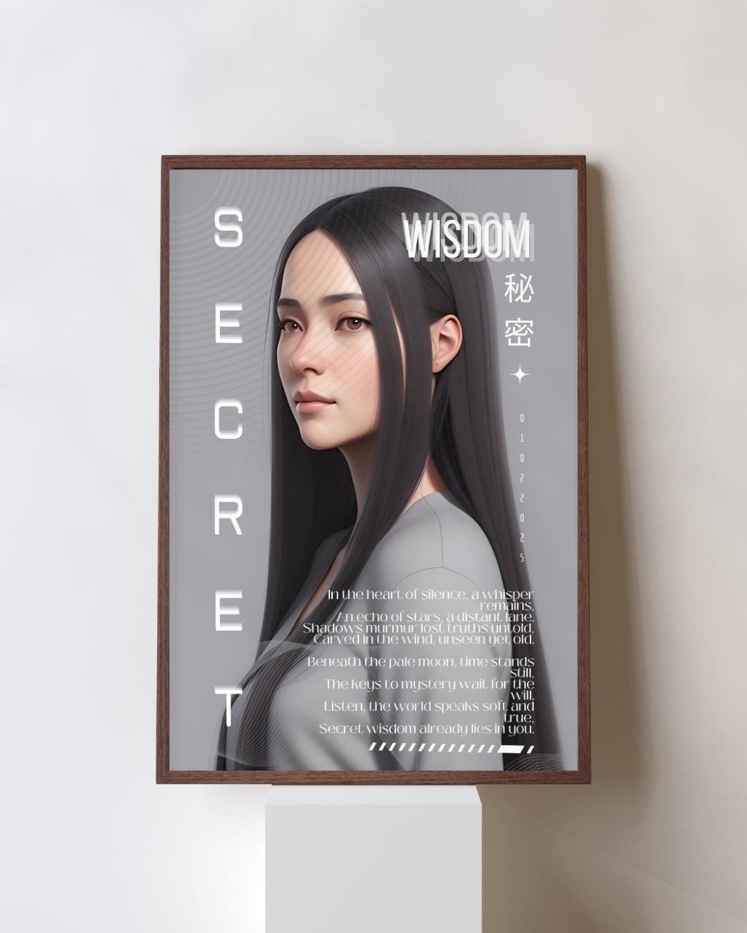 Poster "secret" - Portrait Collection - Design - Etsy