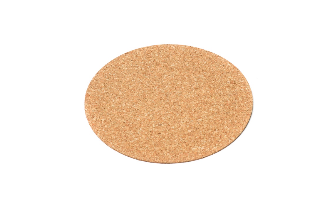 Natural Cork Round Table Placemats - Stylish Sustainable Eco Set of 4 ...