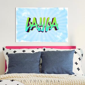 Graffiti Name Canvas Personalized Street Art-inspired Wall Decor - Etsy