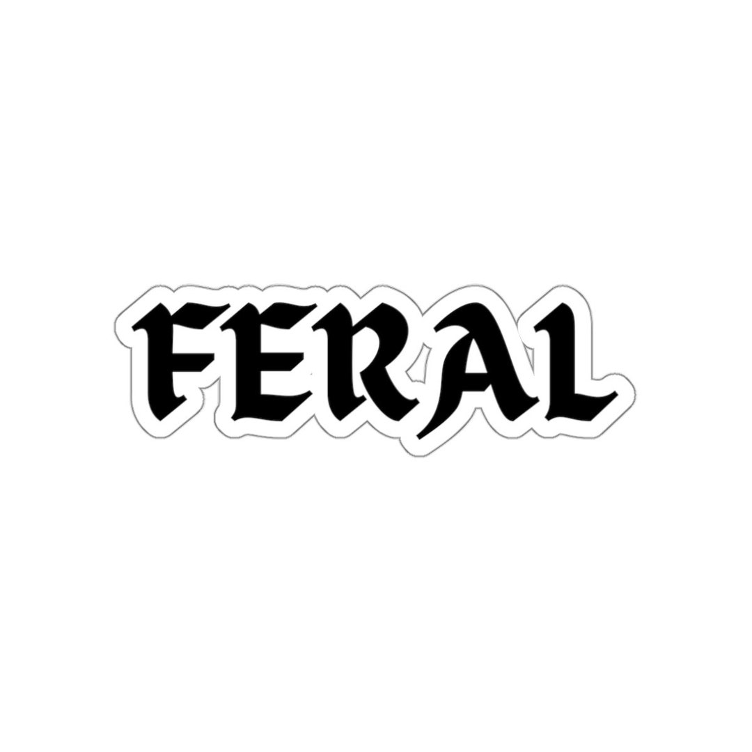 Feral Sticker - Etsy